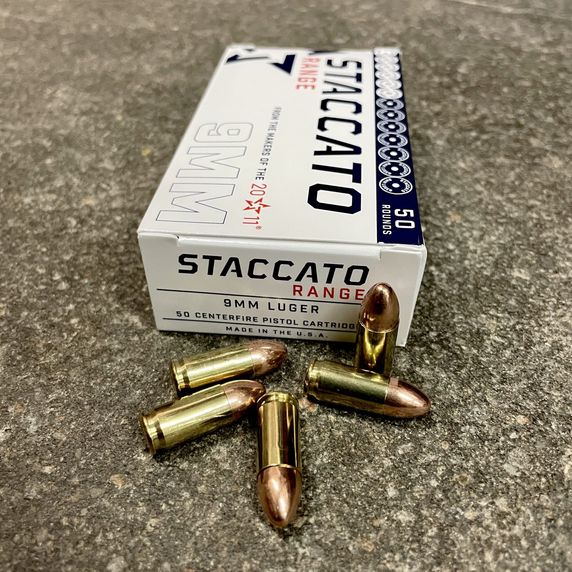 1000rds Staccato 9mm 124gr FMJ - GUNTICKETS [10 SPOT] - GUNBROS