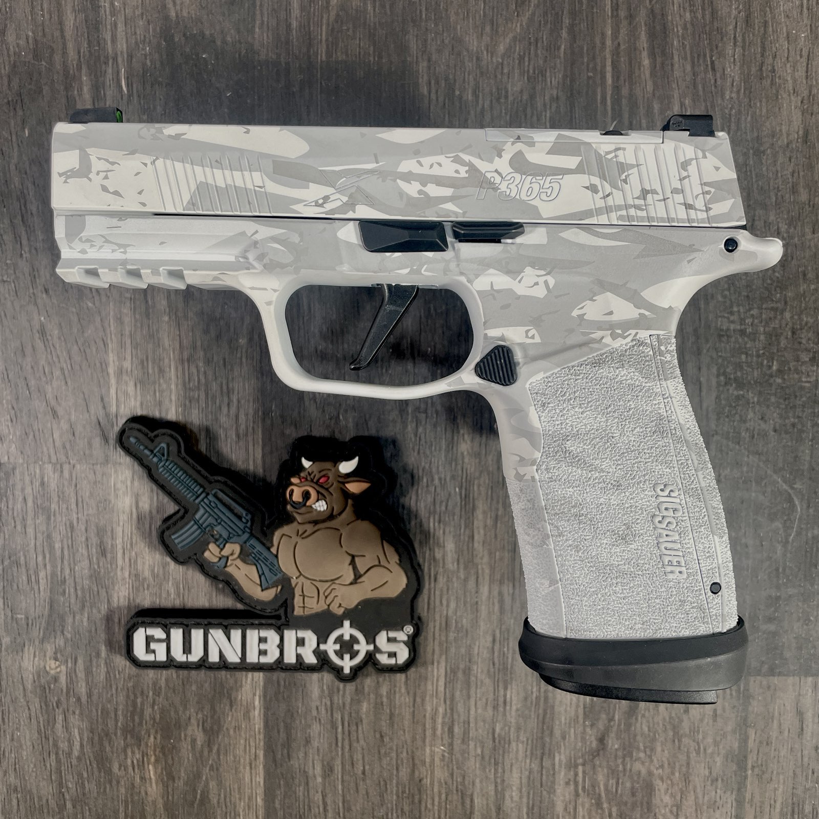 Sig Sauer P365 XMacro TACOPS White Multi Cam 9mm - GUNTICKETS [20 SPOT ...