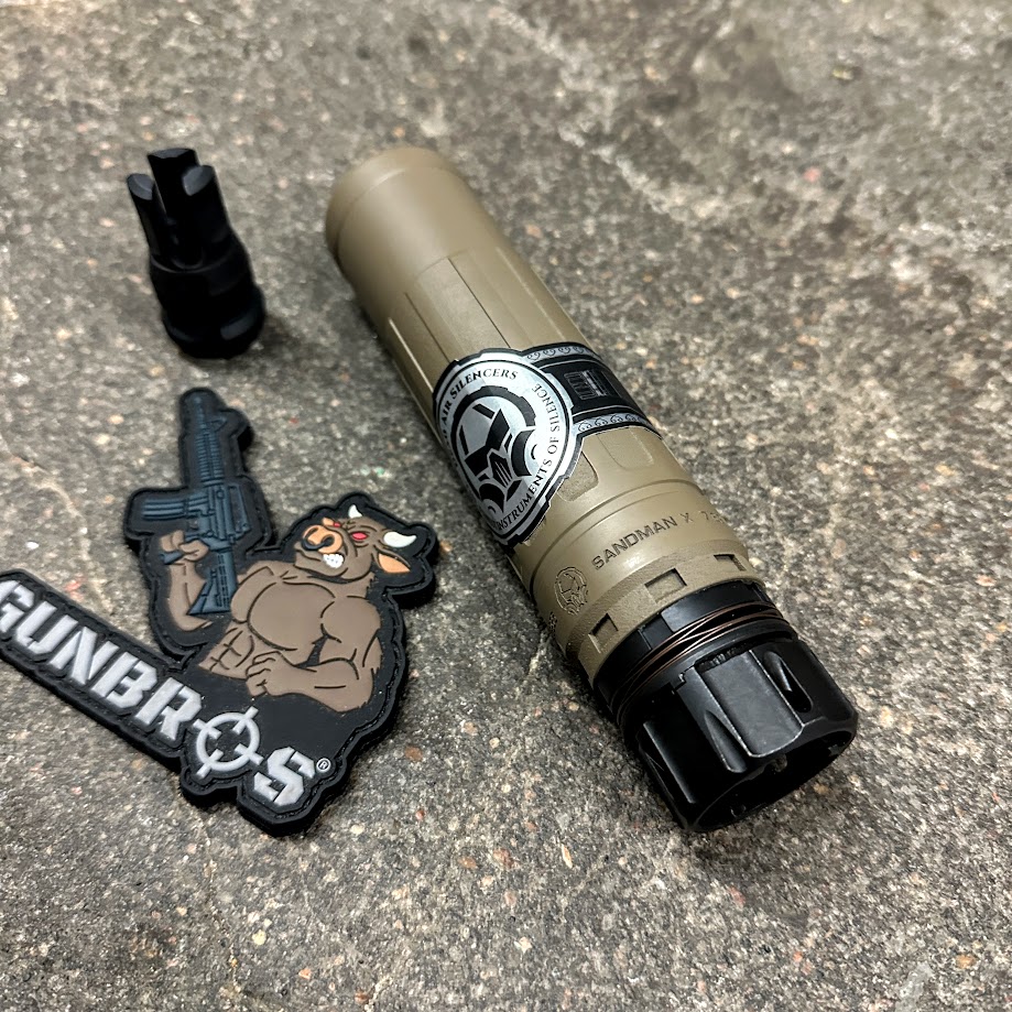 Dead Air Sandman X KeyMo FDE w/ KeyMicro FH 5/8x24 - GUNTICKETS [20 ...