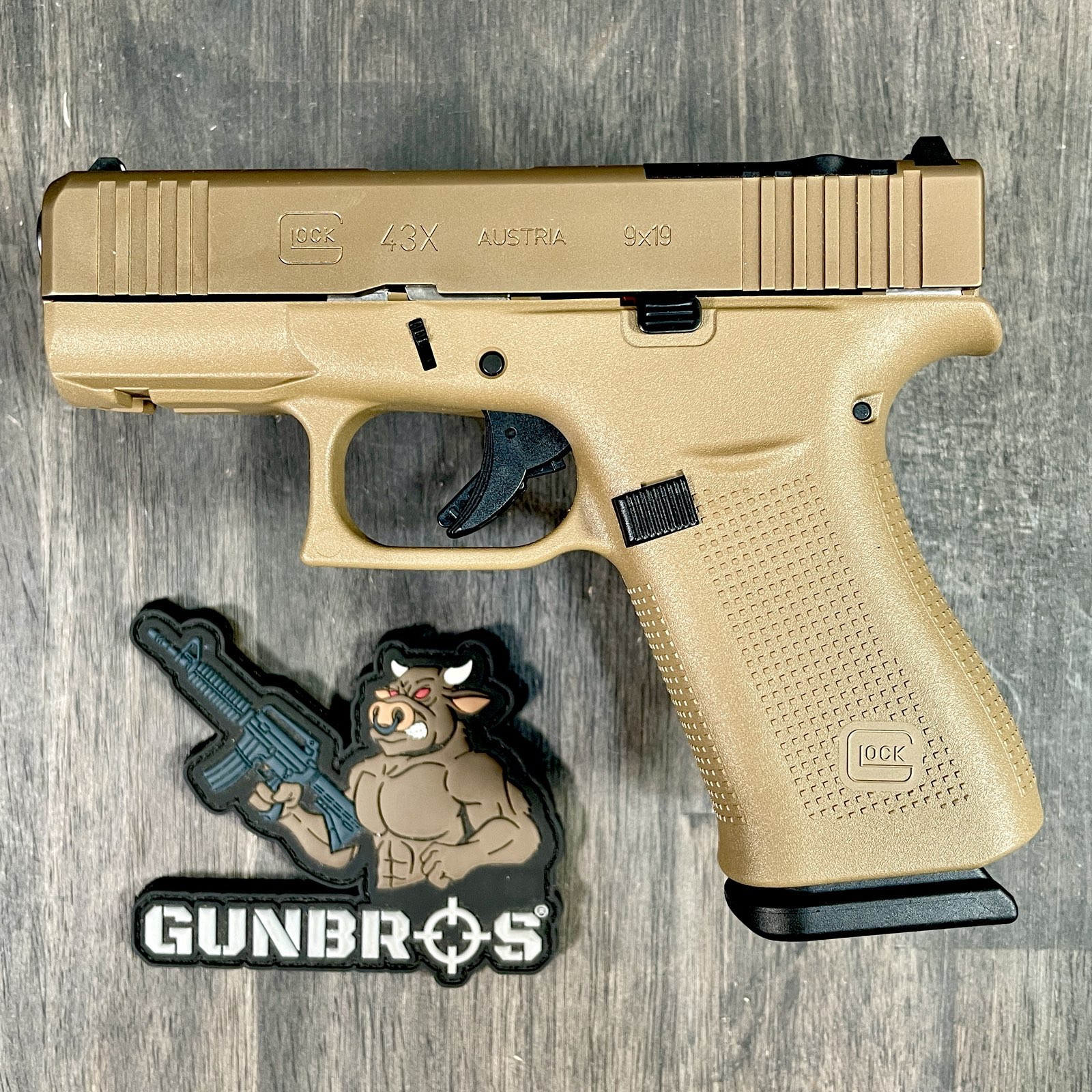 Glock 43X MOS 9mm FDE - GUNTICKETS [10 SPOT] - GUNBROS