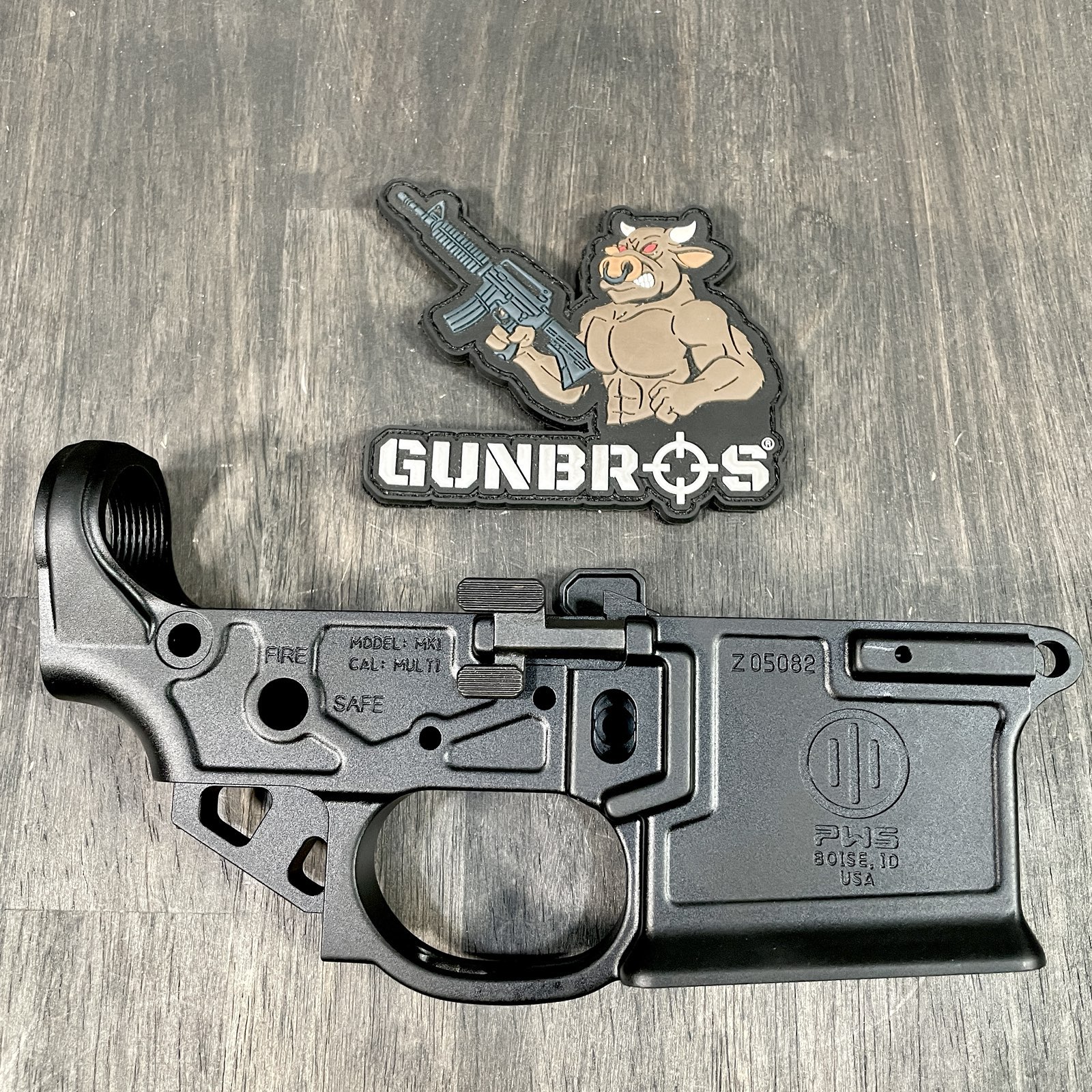 PWS Mk1 Mod 2-M Stripped AR15 Ambi Lower Receiver - GUNTICKETS [10 SPOT ...