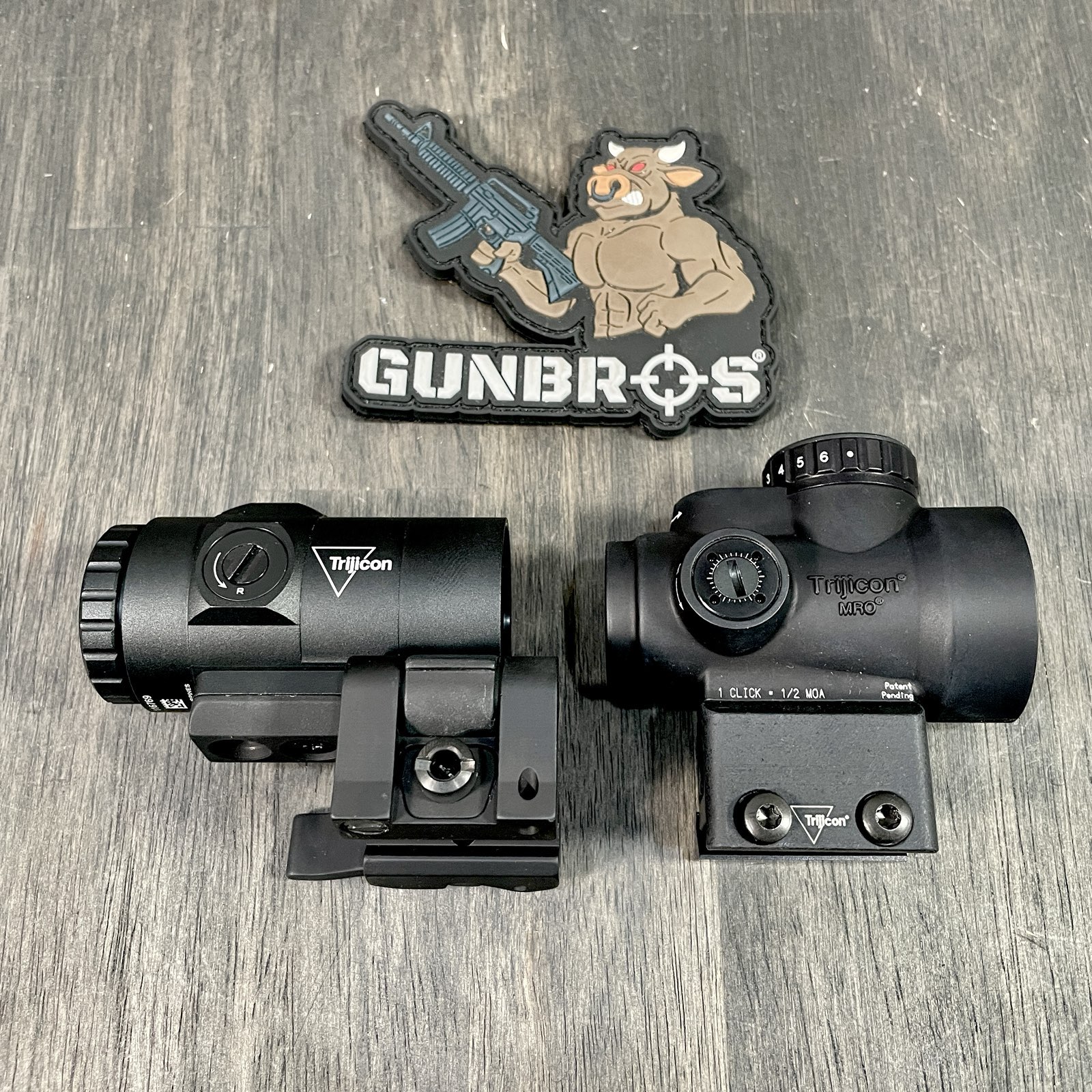 Trijicon MRO SD Red Dot Full Co-witness W/ 3x Magnifier - GUNTICKETS ...