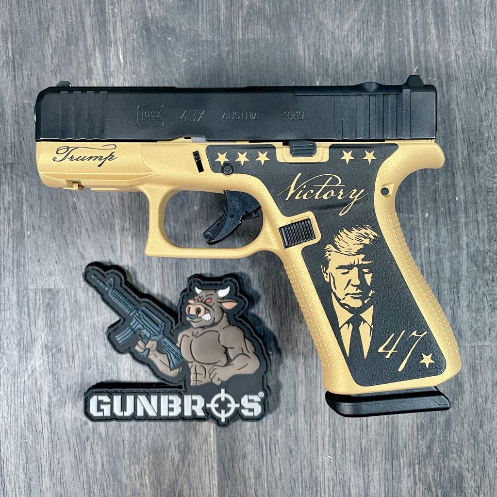 Glock 43X MOS Trump Golden Age 9mm - GUNTICKETS [10 SPOT] - GUNBROS