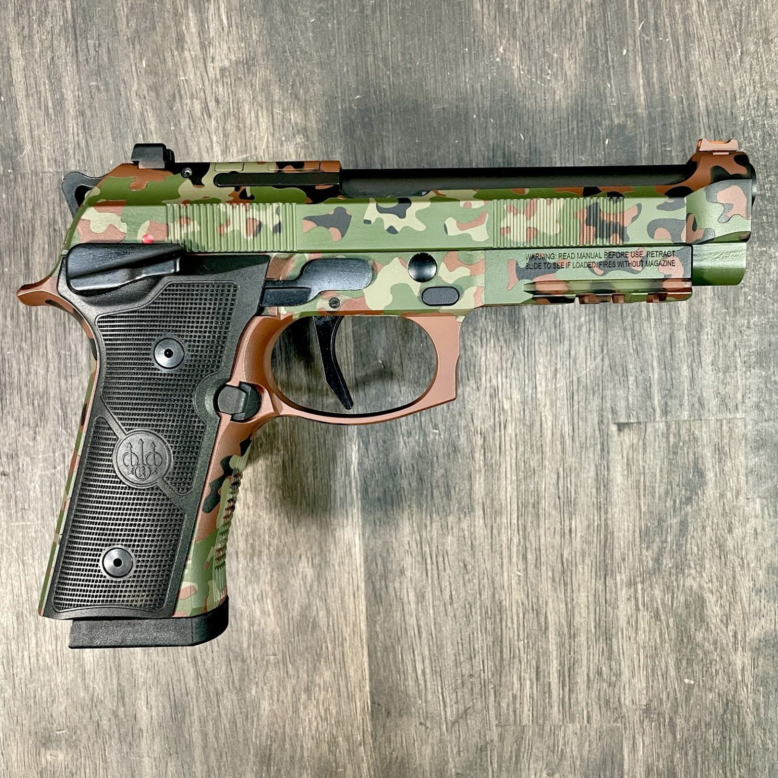 Beretta 92XI SAO 9mm Flecktarn Camo - GUNTICKETS [20 SPOT] - GUNBROS