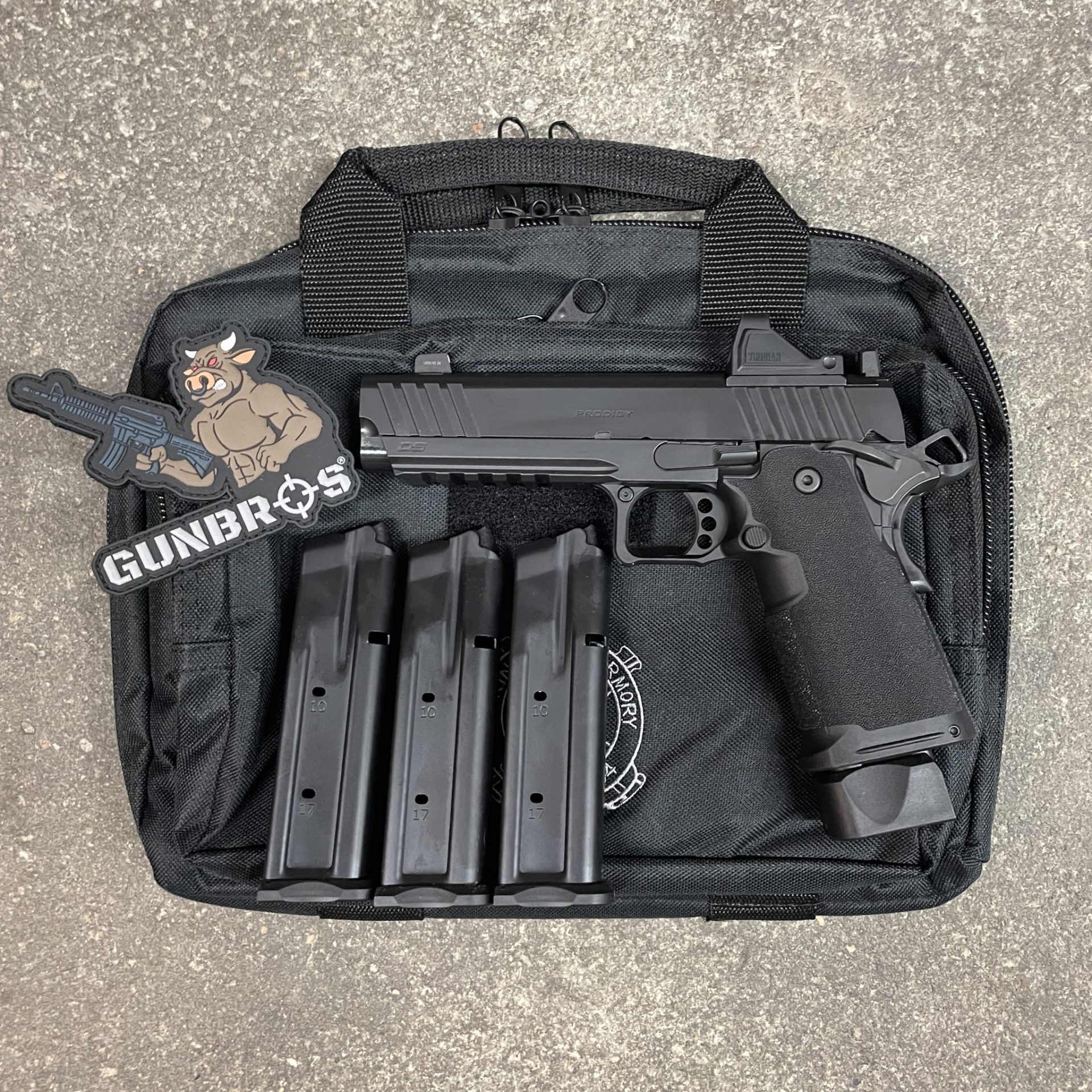 Springfield Prodigy Comp 9mm 5" W/ Veridian Green Dot Gear Up Package ...