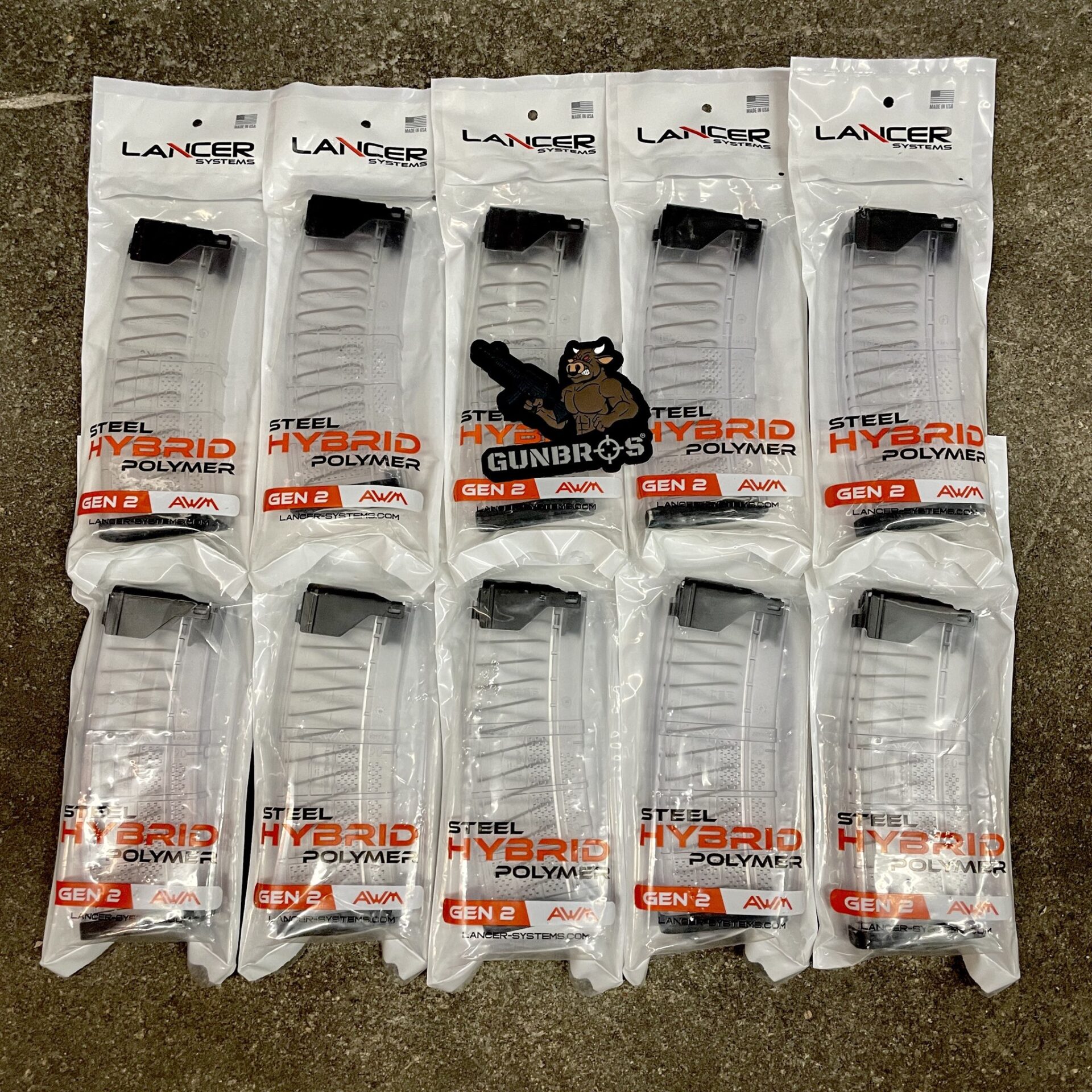 10 Pack Lancer L5 GEN 2 AR15 Translucent Magazines 30rds - GUNTICKETS ...