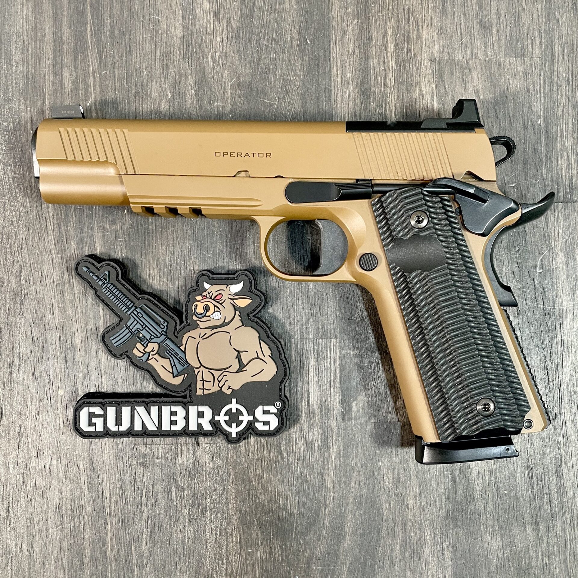 Springfield Operator FDE 1911 .45 ACP Optic Ready Package - GUNTICKETS ...