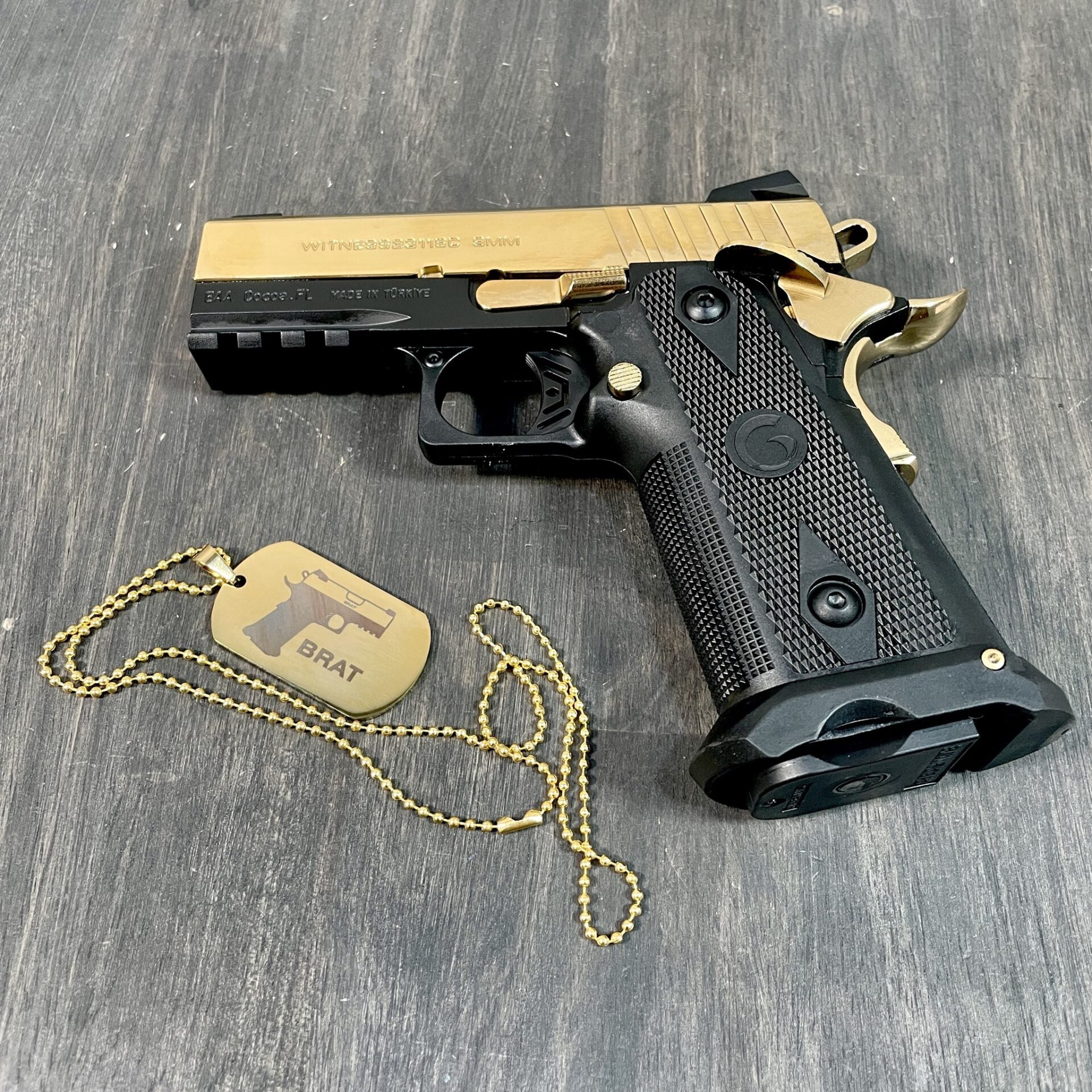 EAA Corp Witness 2311 Brat 9mm W/ Dog Tag - GUNTICKETS [20 SPOT] - GUNBROS