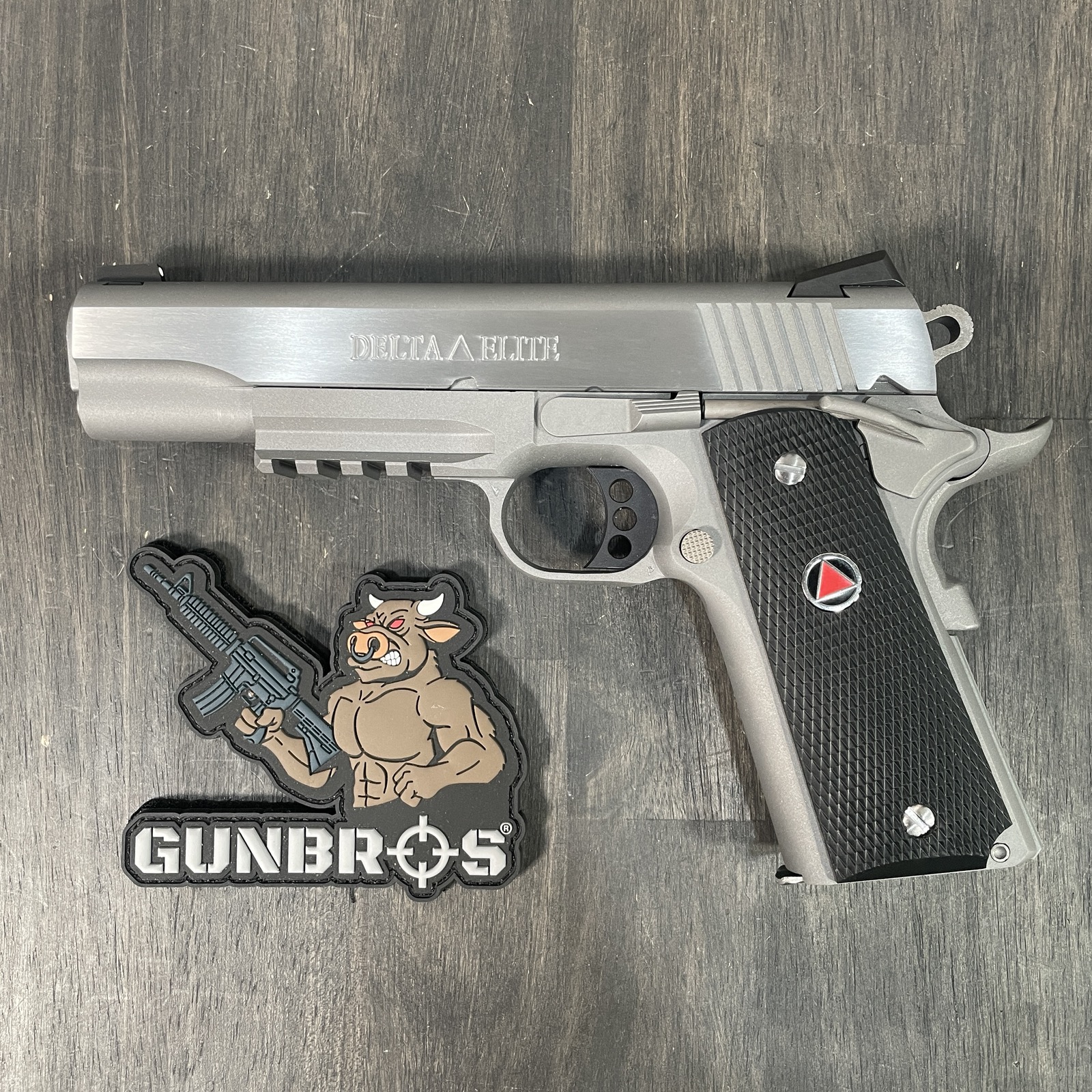 Colt Delta Elite Stainless 10mm 5" W/ Rail - GUNTICKETS [20 SPOT] - GUNBROS