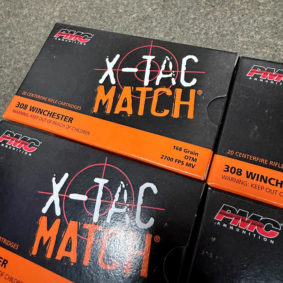 200rds PMC X-Tac Match .308 168gr Sierra OTM - GUNTICKETS [10 SPOT ...