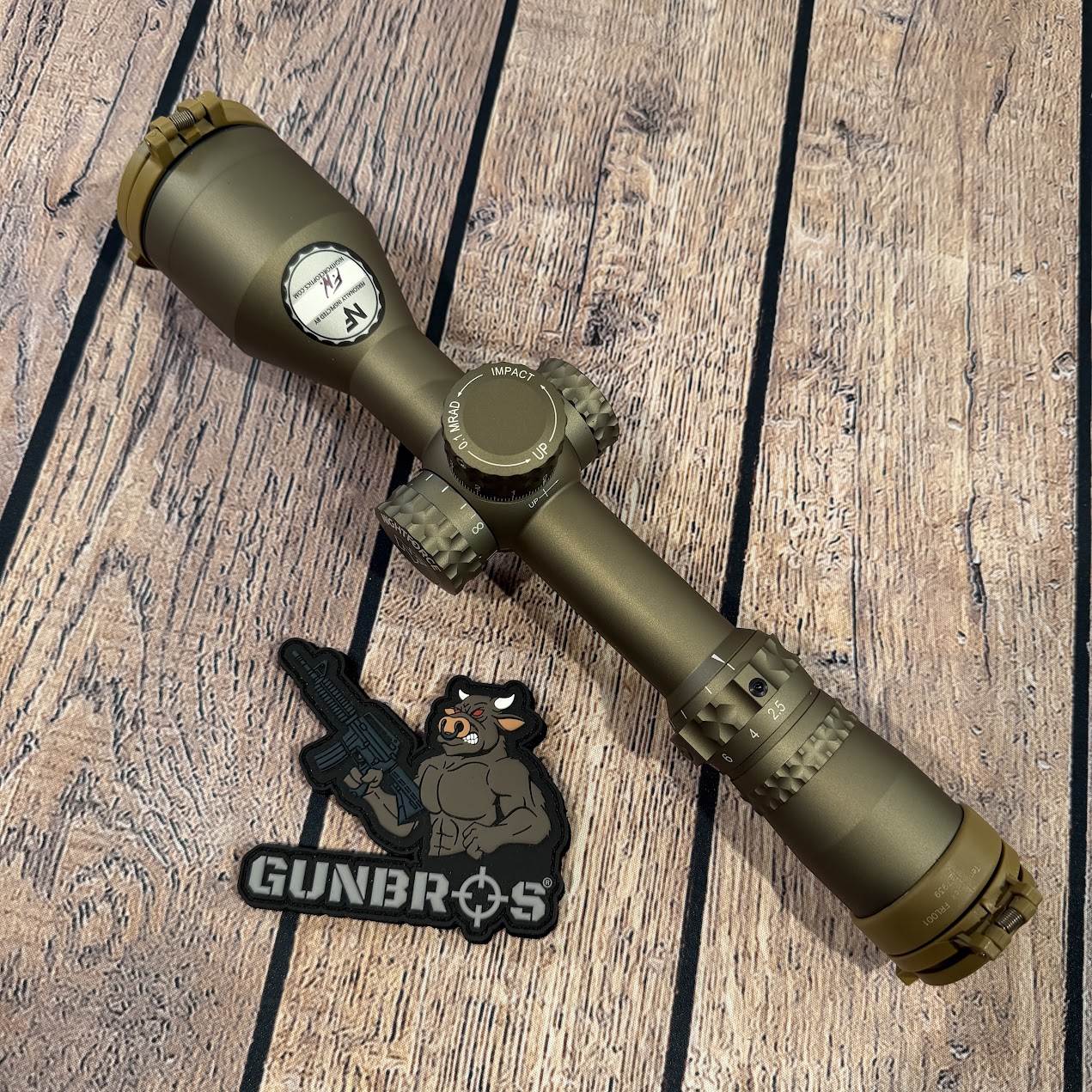 Nightforce NX8 2.5-20x50mm FFP MIL-XT FDE - GUNTICKETS [100 SPOT] - GUNBROS