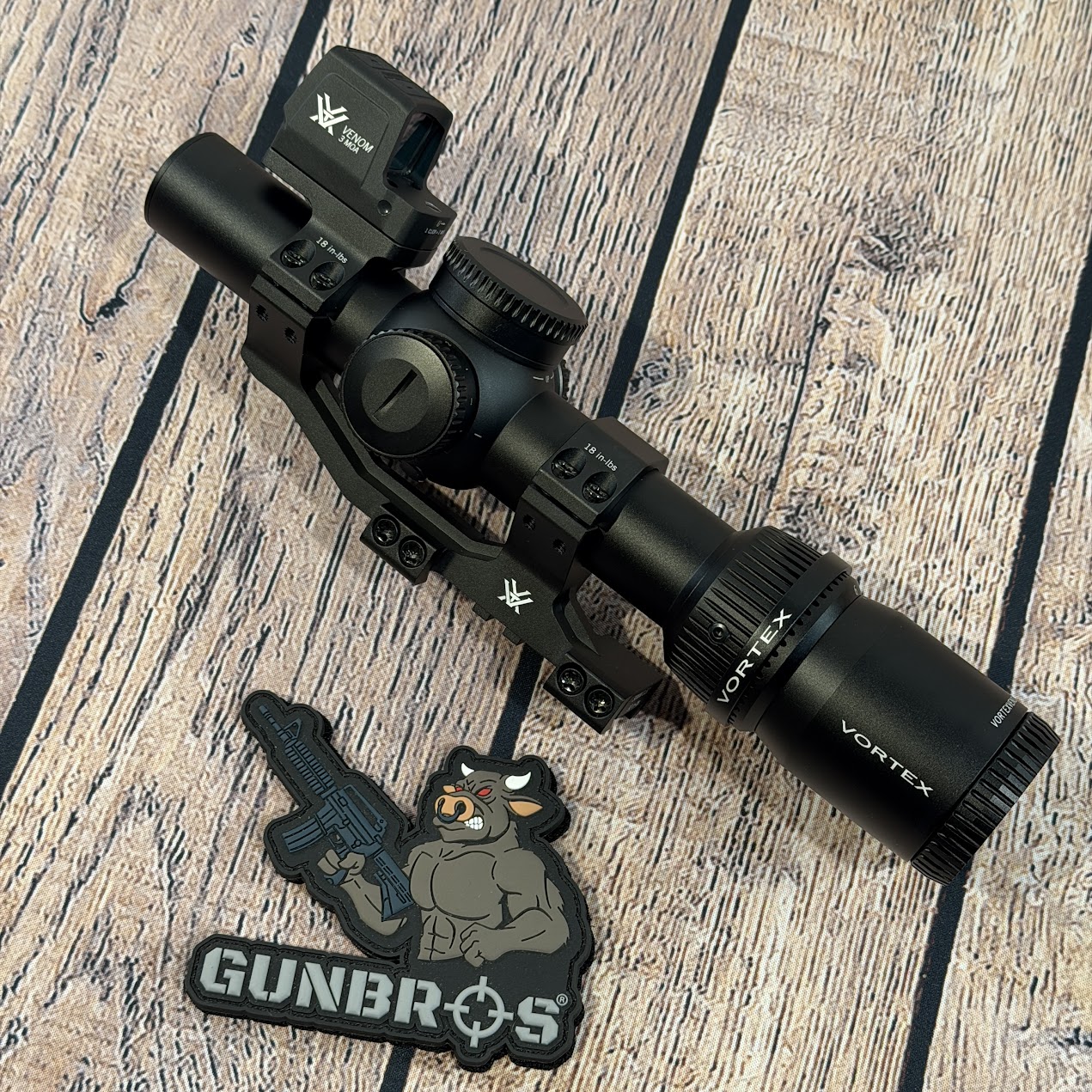 Vortex Venom 1-6x24mm w/ Venom Red Dot Bundle - GUNTICKETS [10 SPOT ...